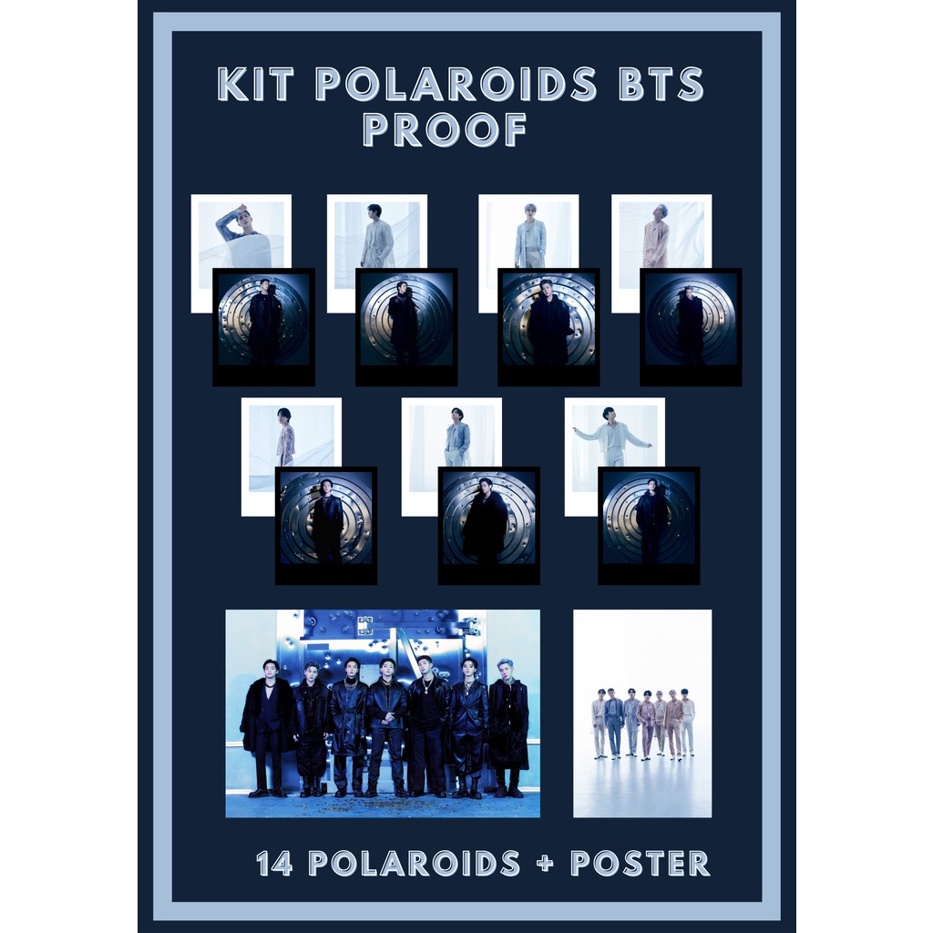 Kit Polaroids BTS Proof | Shopee Brasil