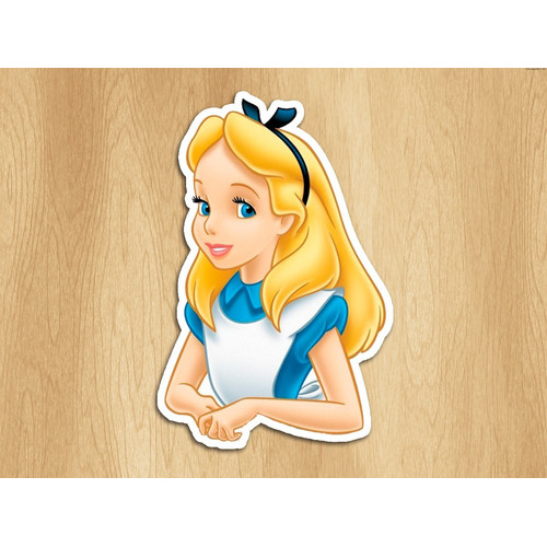 10 Bustos Topper Para Tubete Latinha Enfeites Alice 10cm | Shopee Brasil