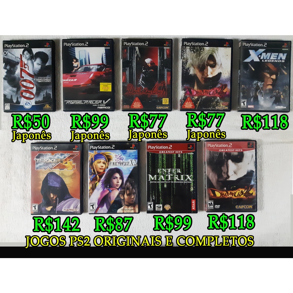 Jogos PS2 Originais - Max Payne, Medal of Honor Rising Sun, Dead to ...