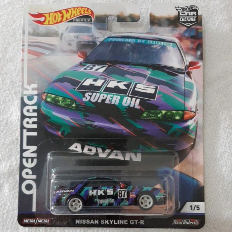 Hot Wheels Premium Car Culture Nissan Skyline Gtr Open Track Advan ...