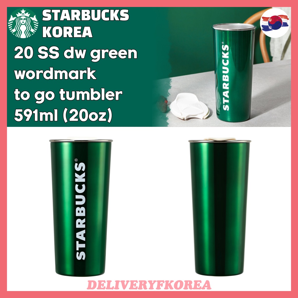 Starbucks Capacete dw 2020 SS Com Palavras Verdes Para go tumbler 591ml ...