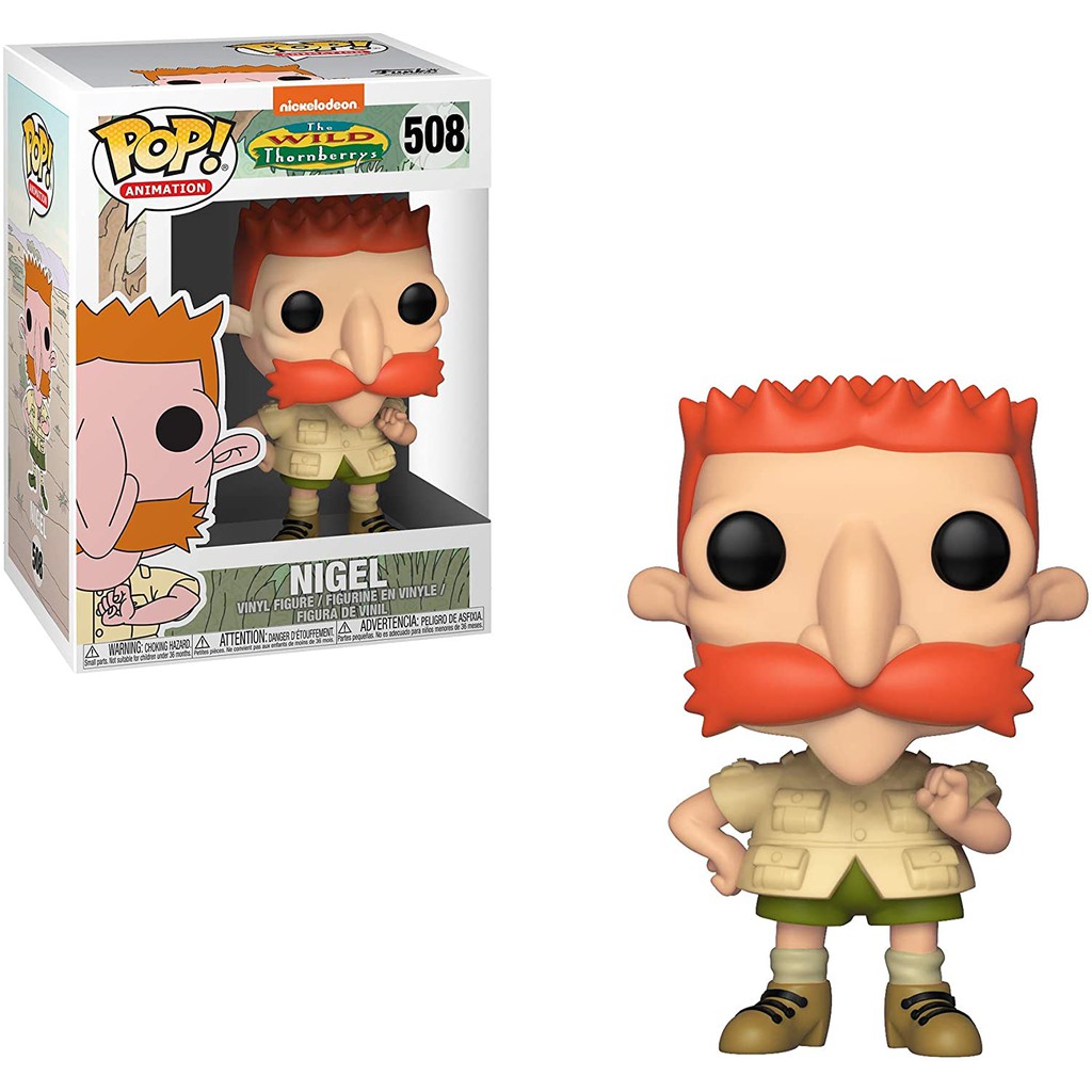 Nigel - Nickelodeon The Wild Thornberrys - Pop! Funko #508 | Shopee Brasil