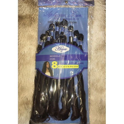 apliques hcyu cabelo de peruca preto | Shopee Brasil