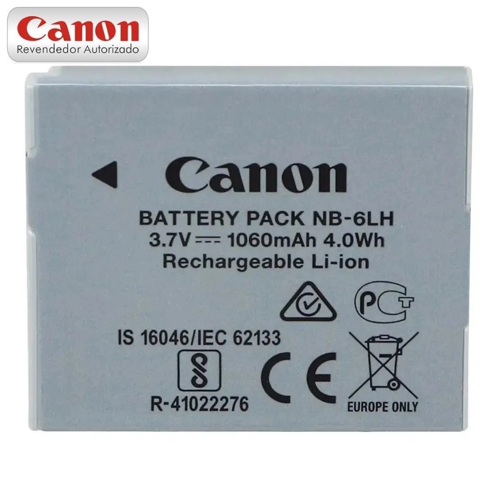 Bateria Original Canon NB-6LH (NFe + Garantia Canon Brasil) - para Powershot | Shopee Brasil