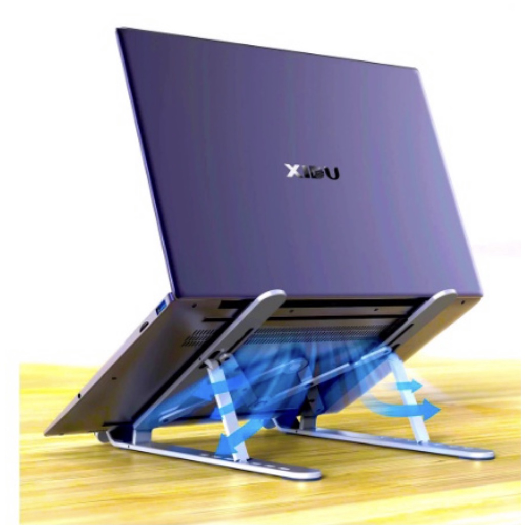 Suporte De Notebook Metal Ajustável Portátil Compacto Apoio Pra ...