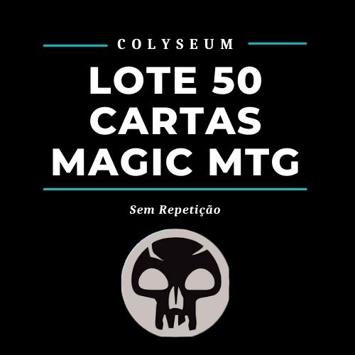 Pacote 50 Cartas Magic - Escolha sua cor - Colyseum | Shopee Brasil