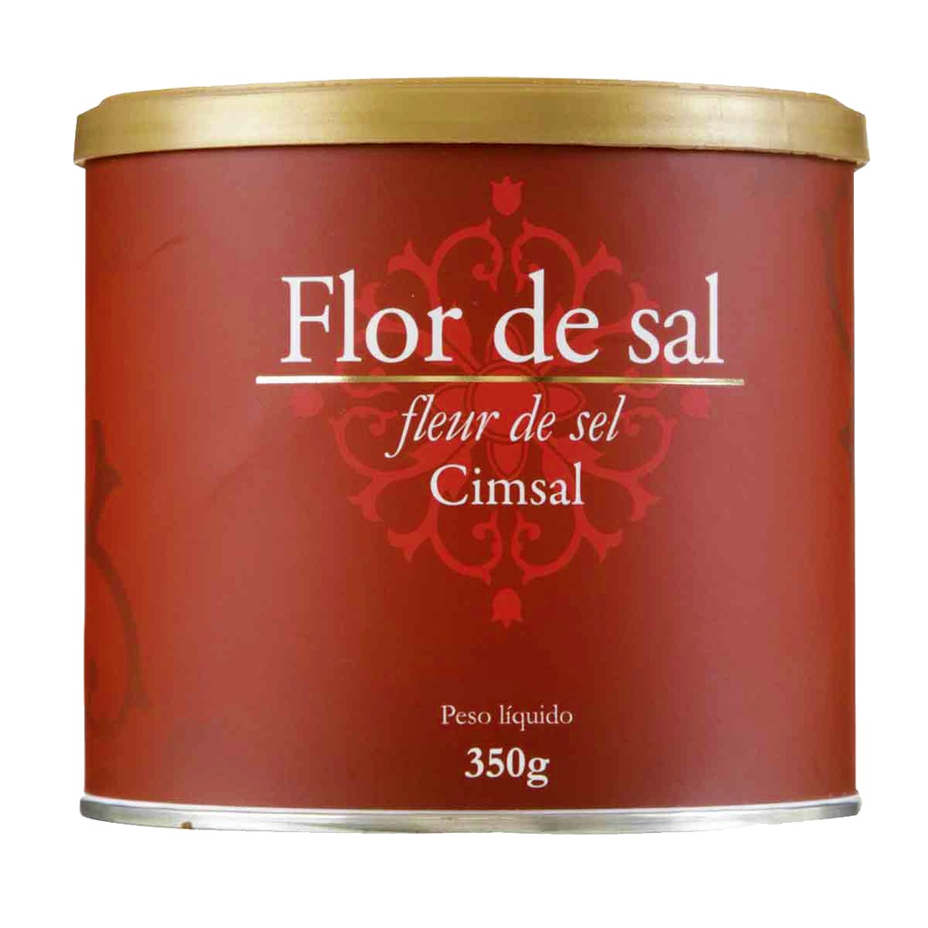 Flor De Sal Natural Cimsal 350g Original com Nota Fiscal | Shopee Brasil
