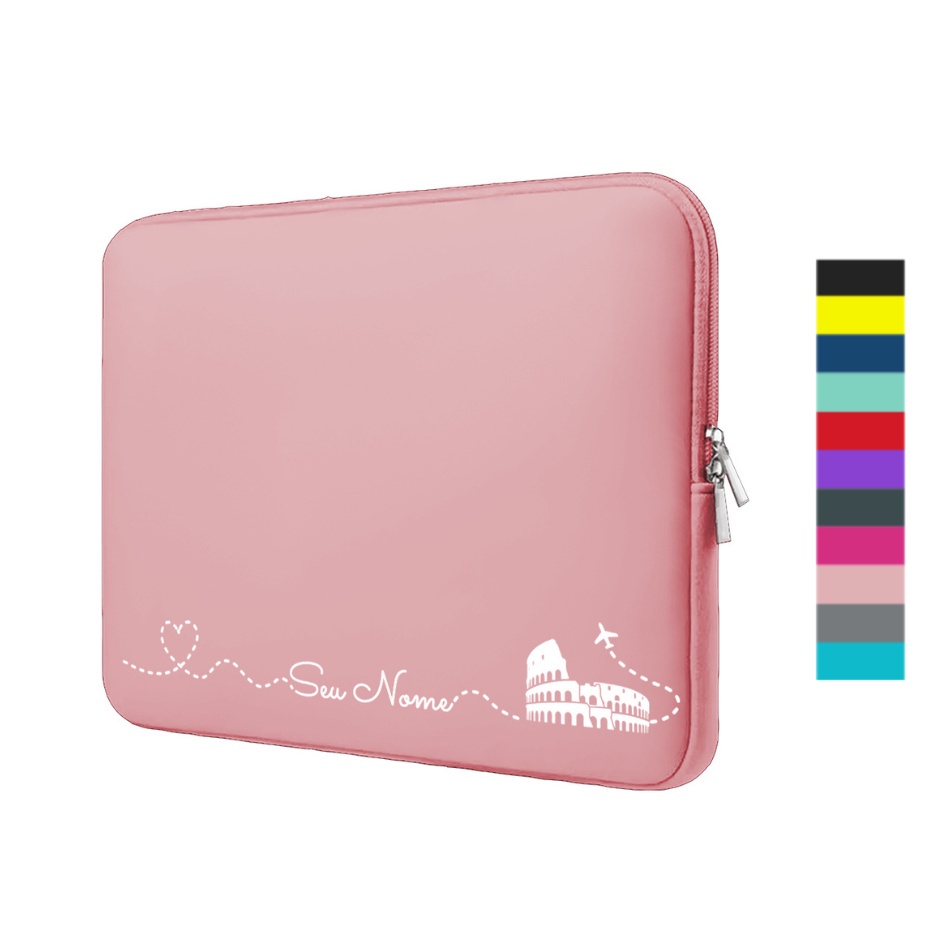 Capa Case Pasta Maleta Para Notebook e Macbook Personalizada 11 12 13 ...
