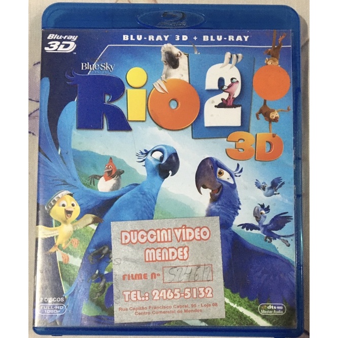 Blu-ray Rio 2 - 3D | Shopee Brasil