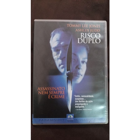 Risco Duplo DVD - Tommy Lee Jones - Ashley Judd | Shopee Brasil