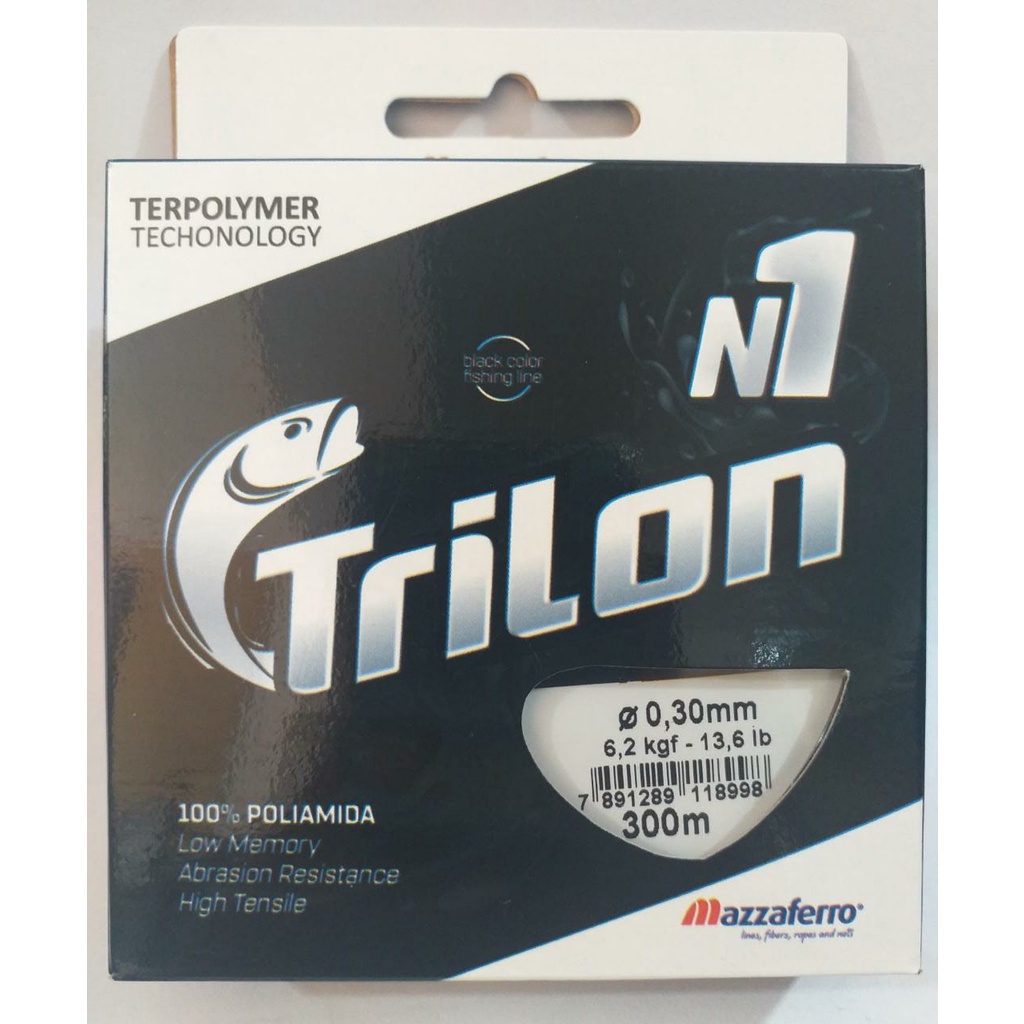 Linha para Pesca Trilon N1 black (300 metros) | Shopee Brasil