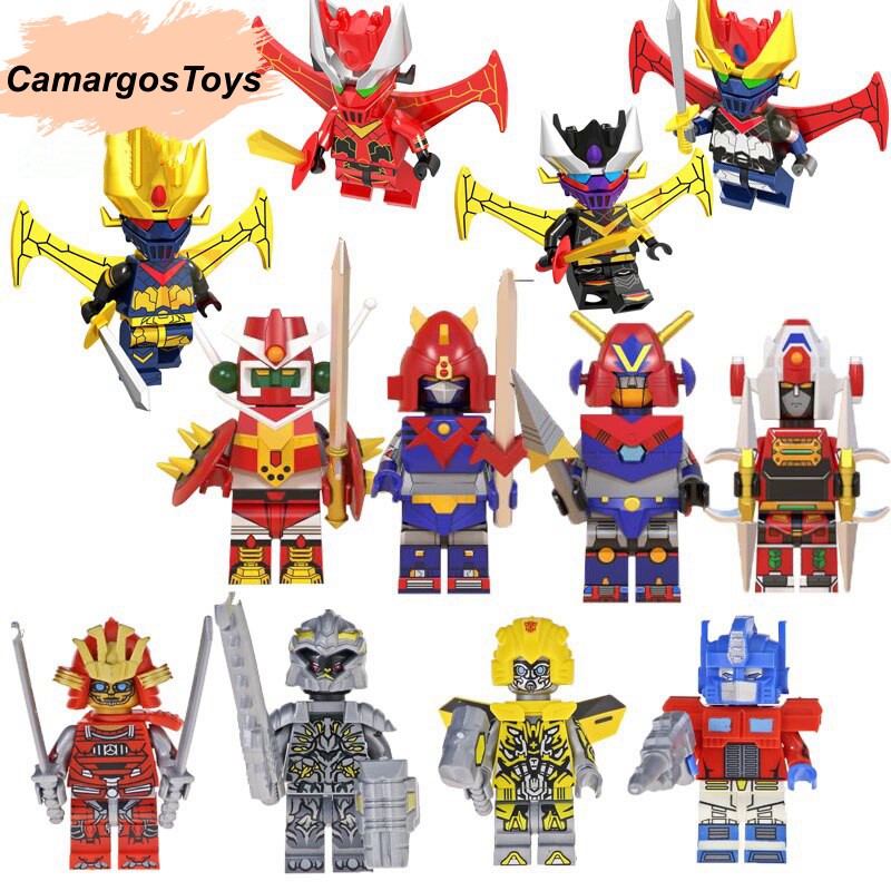Minifigure Anime Characters Mechander Robo Voltes V Brave Leader Daimos ...
