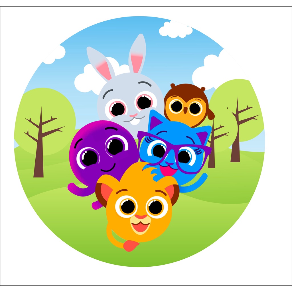 Painel Redondo Bolofofos Sublimado 1,50m X 1,50m | Shopee Brasil