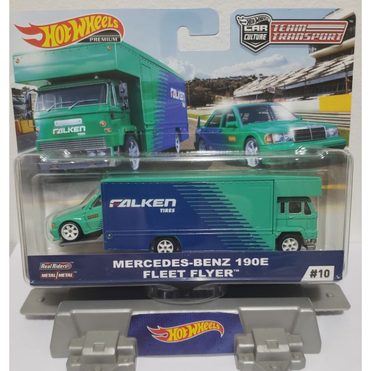 Hotwheels Team Transport Falken Mercedes-Benz 190E Fleet Flyer Car ...