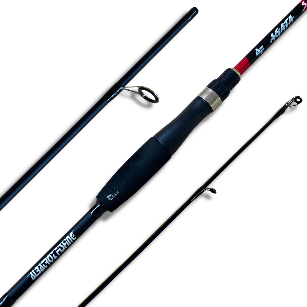 Vara de Pesca Molinete Agata 1,68m/1,80m 12lbs Albatroz Fishing Barata ...