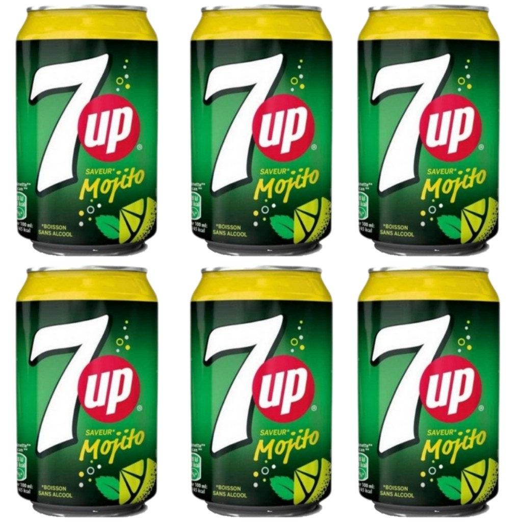 Refrigerante 7up Mojito Seven Up Importado 6 latas | Shopee Brasil