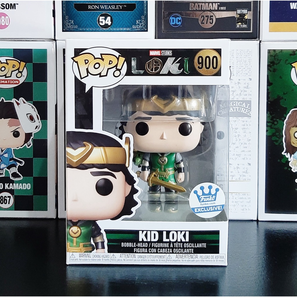 Funko Pop! Marvel - Loki - Kid Loki (Funko Exclusive) #900 | Shopee Brasil