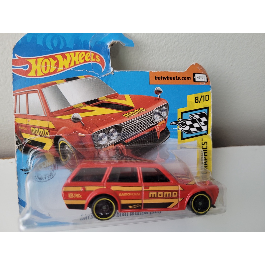 Hot Wheels Momo Datsun Bluebird Wagon (510) Vermelho | Shopee Brasil