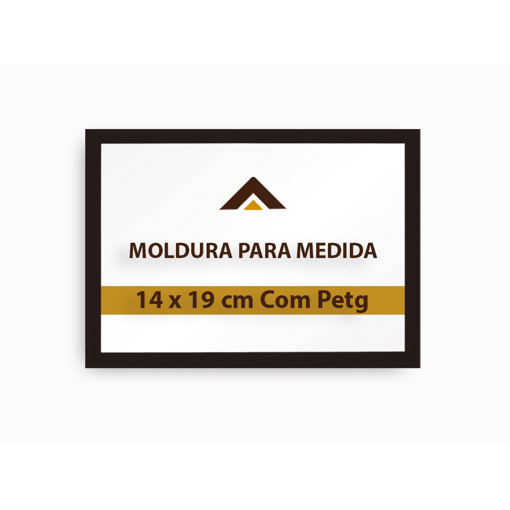 MOLDURA 14x19 CM PARA IMAGEM FOTO RETRATO COM PROTECAO PETG | Shopee Brasil
