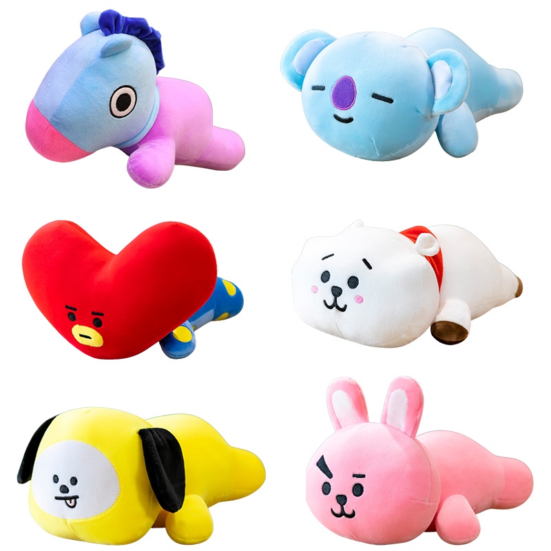 30cm BTS Bangtan Plush Doll Puppet Plushie Toy Tata Cooky Chimmy Koya ...