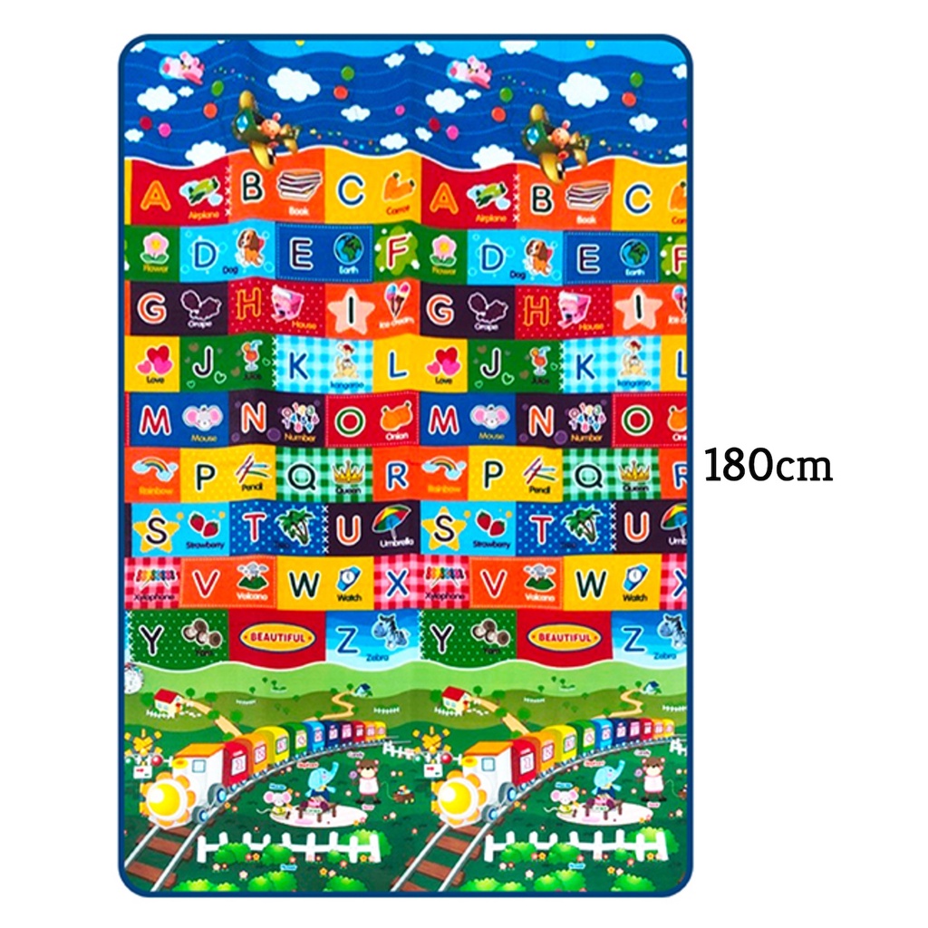 Tapete Infantil Estampado termico de Atividades com Alfabeto | Shopee ...