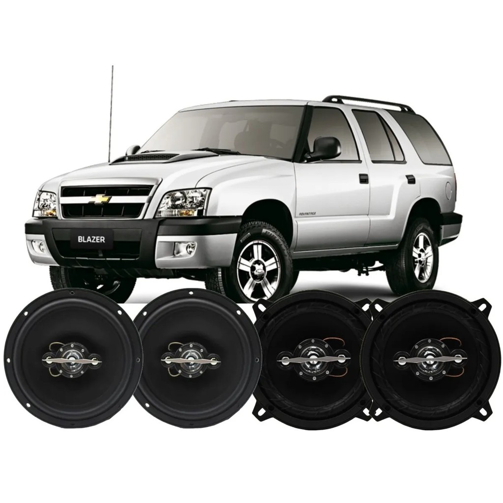Kit 4 Alto Falante 280wrms Original Porta Gm Blazer Som Auto | Shopee Brasil
