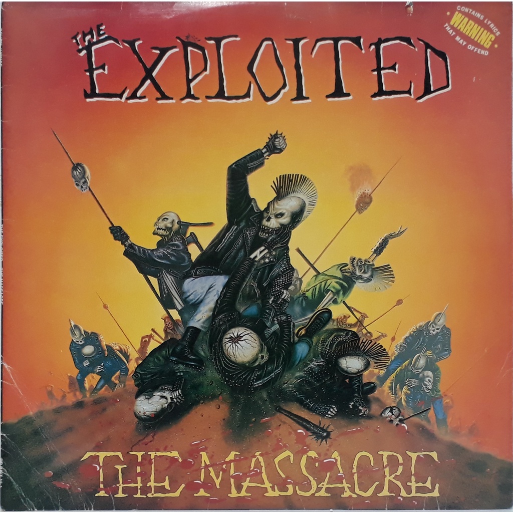 Lp - The Exploited - The Massacre 1994 - Com Encarte - Vinil - (PUNK ...