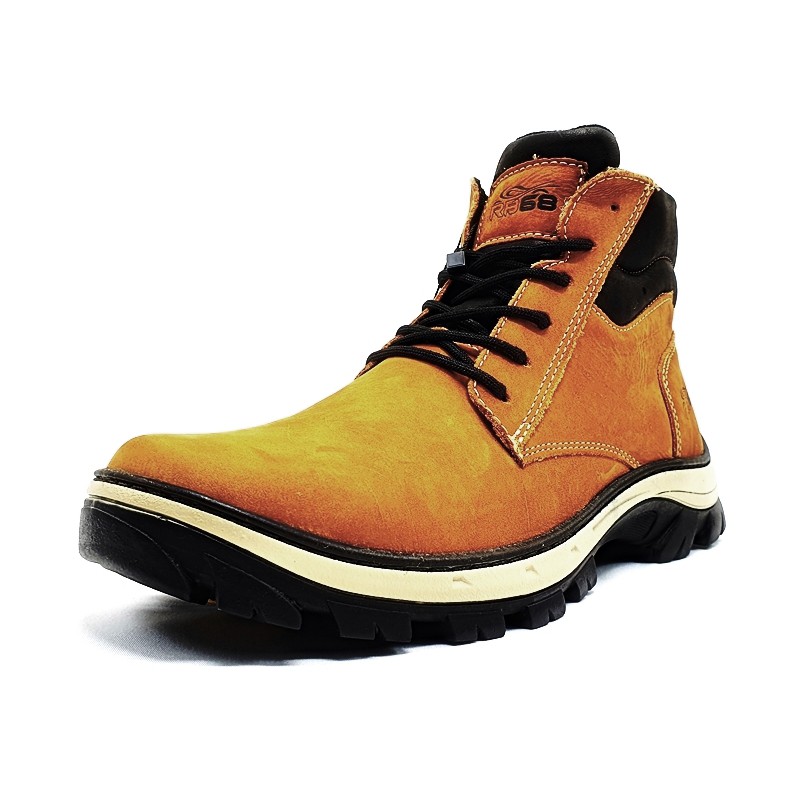 Nobuck Bota RB68 "Boot Force" - Ferrugem | Shopee Brasil