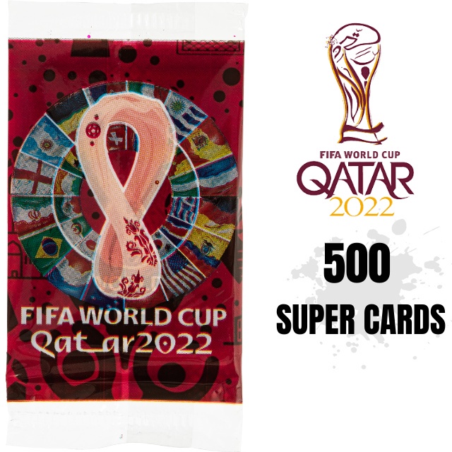 125 PACOTINHOS (COPA DO MUNDO 2022) - 500 cards no total | Shopee Brasil