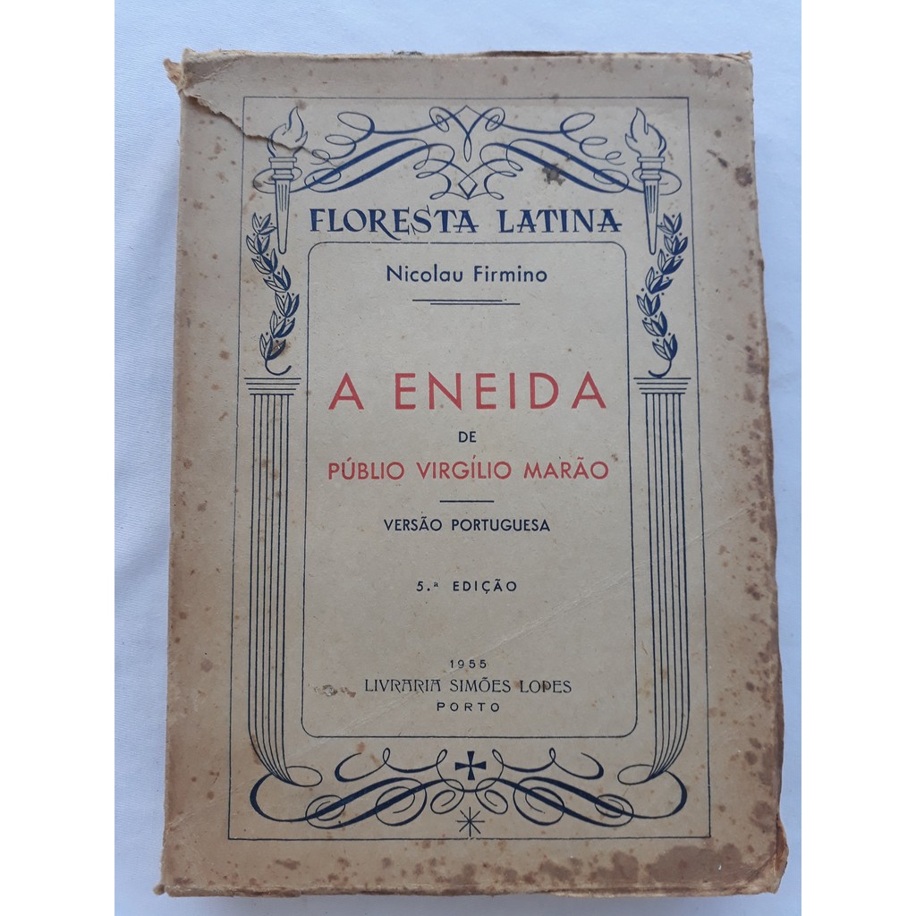Livro Antigo A Eneida - Virgilio - ano 1955 - Cy | Shopee Brasil