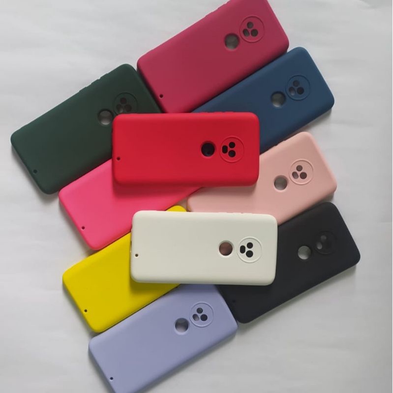 Capa de silicone para Motorola G7 / G7 Plus Aveludada | Shopee Brasil