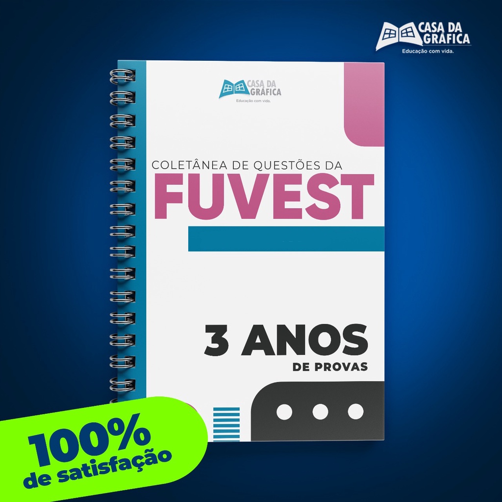 Apostila De Provas Da Fuvest 2020 A 2022 1ª Fase últimas 3 Provas