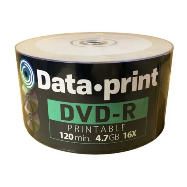 Midia dvd Data Print Printable 50 uni . - Escorrega o Preço