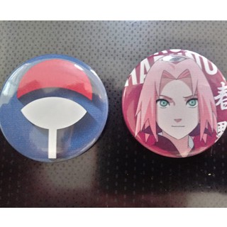 Buttons Broche Naruto Sasuke Uchiha Sakura Kakashi Anime Botons Butons ...