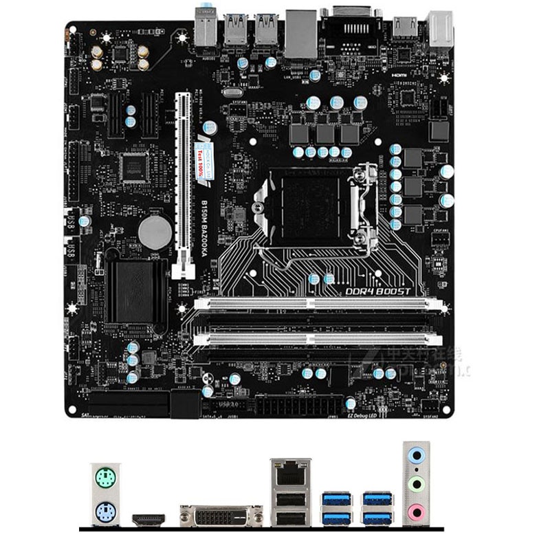Placa Mãe De Mesa EX-B150M-V3 DDR4 LGA 1151 Intel B150 DDR4 32GB PCI-E ...
