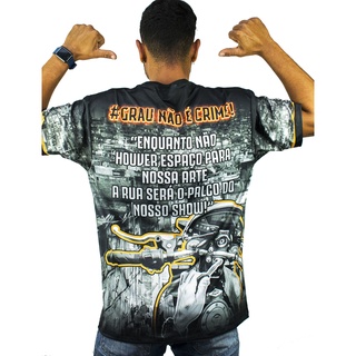 Camisa Moto Cabo Enrolado 244 Favela Grau Não é Crime | Shopee Brasil