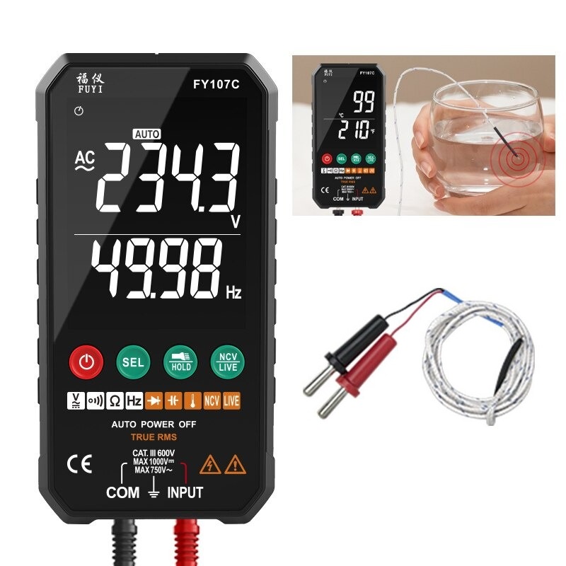 Multímetro Automático Digital 3,3 Pol Termopar Termômetro | Shopee Brasil