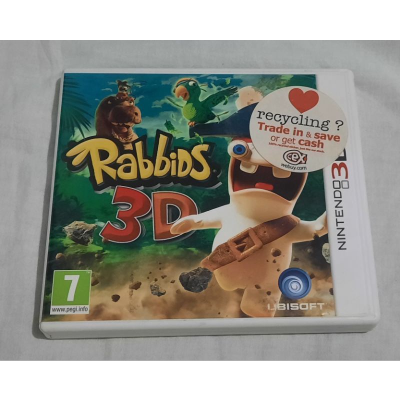 game rabbids 3d 3ds original europeu (pal) | Shopee Brasil