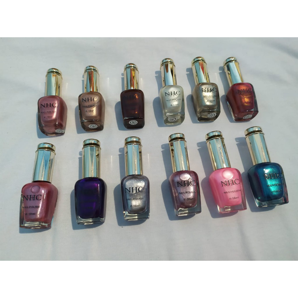 5 Esmaltes Nhc Cintilante | Shopee Brasil