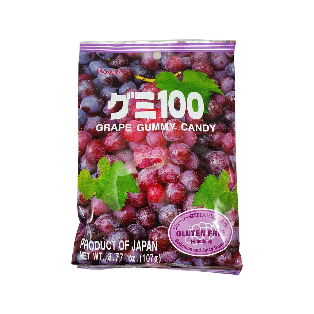 Bala Gelatinosa Japonesa Gummy de Uva Roxa Kasugai | Shopee Brasil