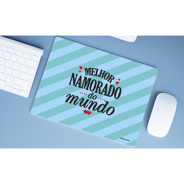 Mouse Pad Grande Presente Melhor Namorado do Mundo | Shopee Brasil