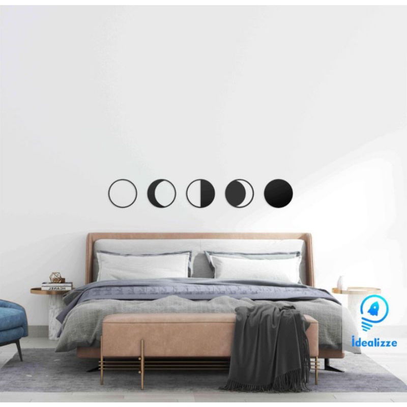 Quadro Fases da Lua 130cm Vazado | Shopee Brasil