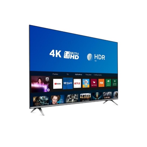 Smart TV LED 50" 4K Philips 50PUG6654/78 com HDR, Dolby Vision, Dolby ...