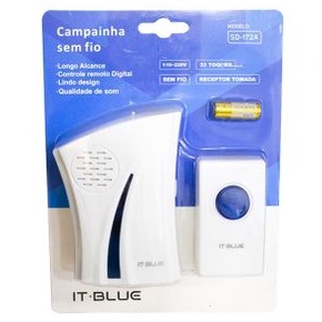 Campainha Sem Fio IT-BLUE (SD-172A) | Shopee Brasil