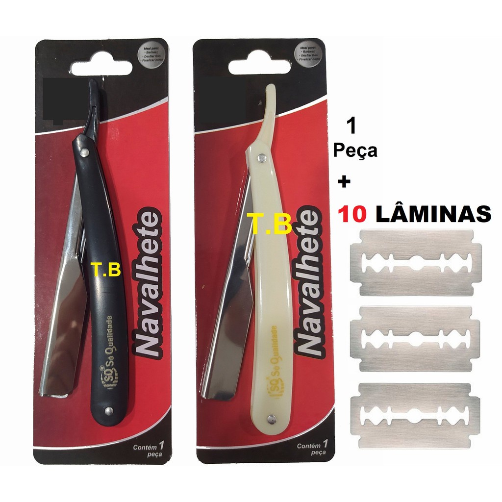 Navalhete Para Barbear Profissional Navalha para lâminas Liquida Tudo ...