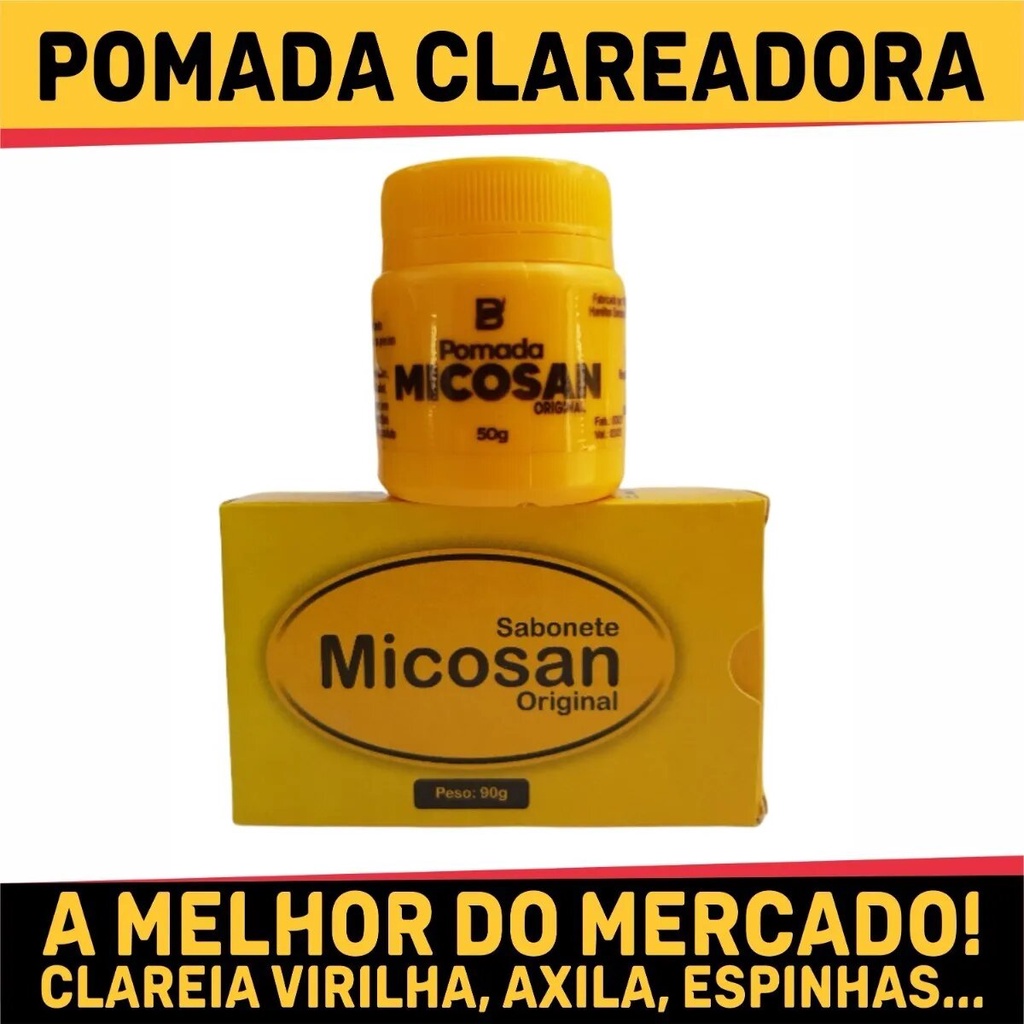 Pomada Micosan kit 1 Pomada 50g + 1 Sabonete Micosan 90g | Shopee Brasil