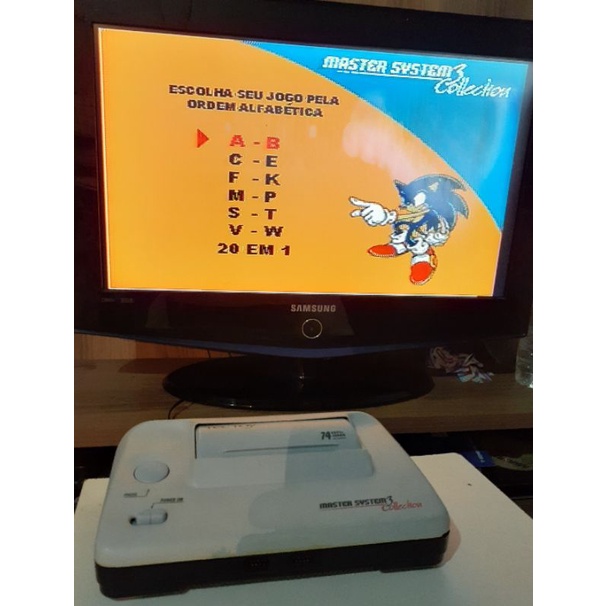 Master System 3 Collection 74 jogos na Memória! - Escorrega o Preço