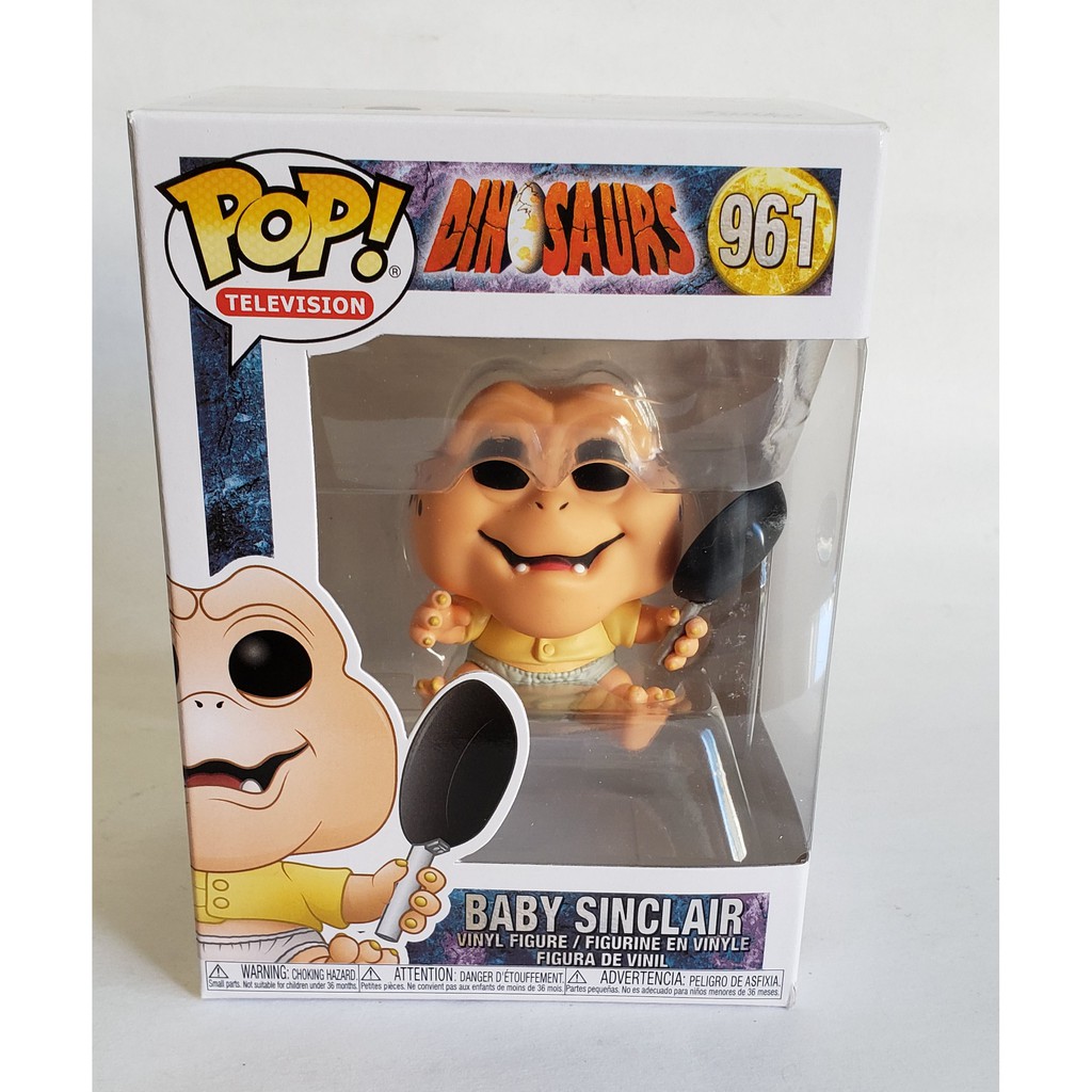 Funko Pop Baby Sinclair Dinosaurs 961 | Shopee Brasil