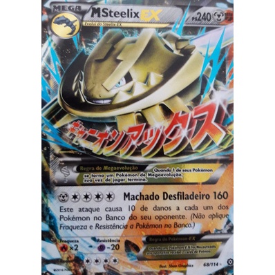 Card Pokemon Mega Steelix | Shopee Brasil