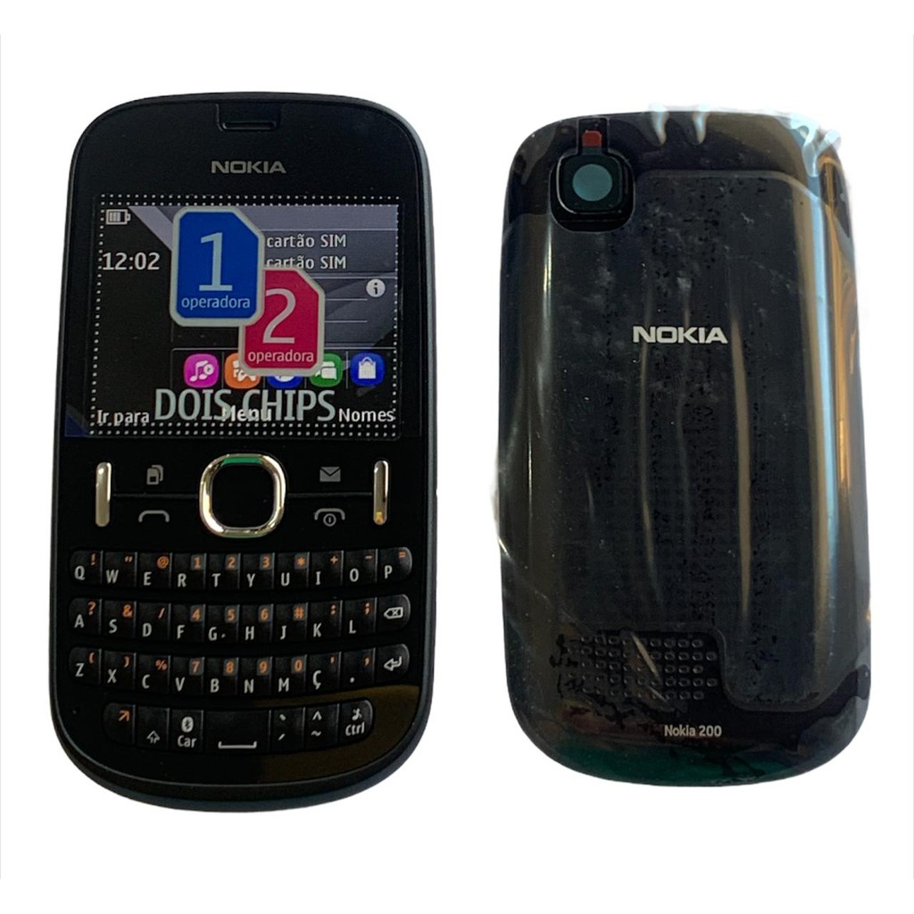 Celular Desbloqueado Nokia Asha 200 Novo | Shopee Brasil